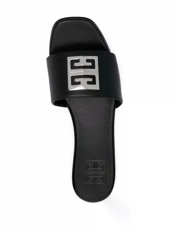 Givenchy Logo Plaque Detail Sandals