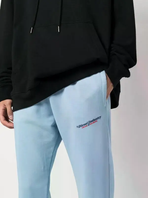 DIESEL® Logo-print Cotton Track Pants
