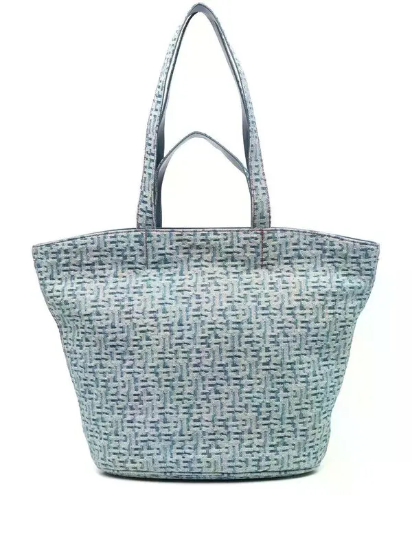 DIESEL® Jacquard Logo Tote Bag - Blue