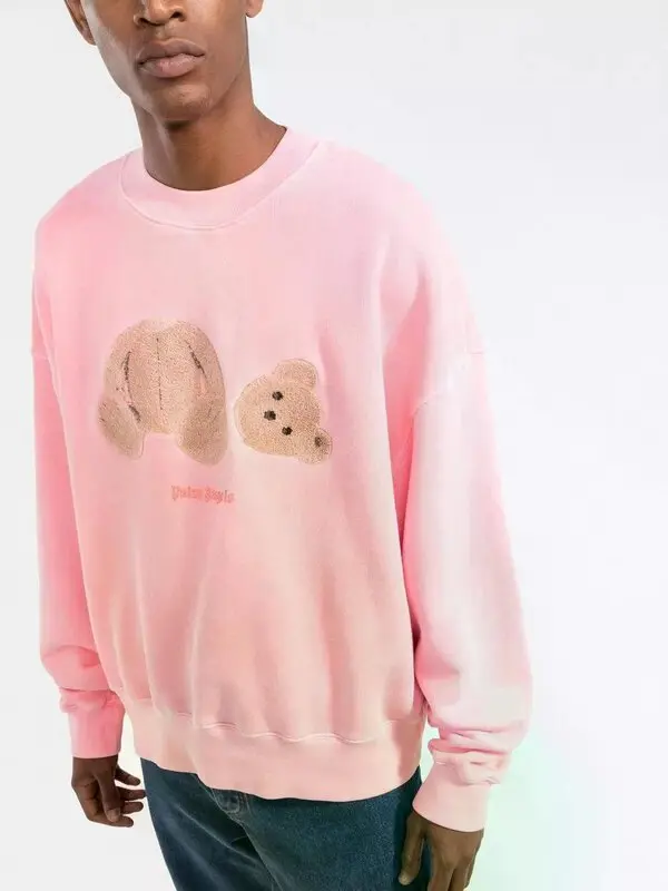 Palm Angels Teddy Bear Print Sweatshirt