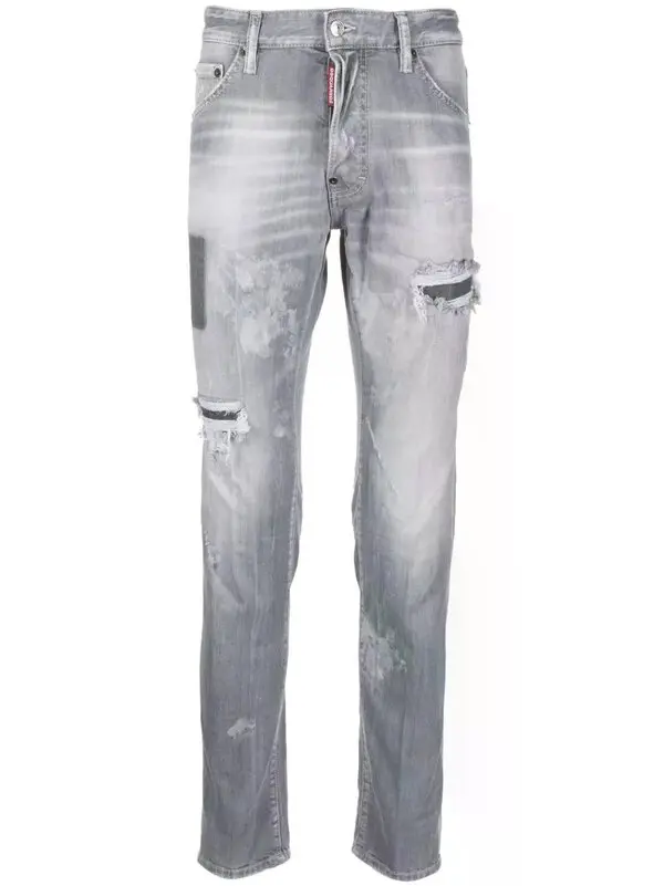 Dsquared2 Straight-leg Distressed Jeans