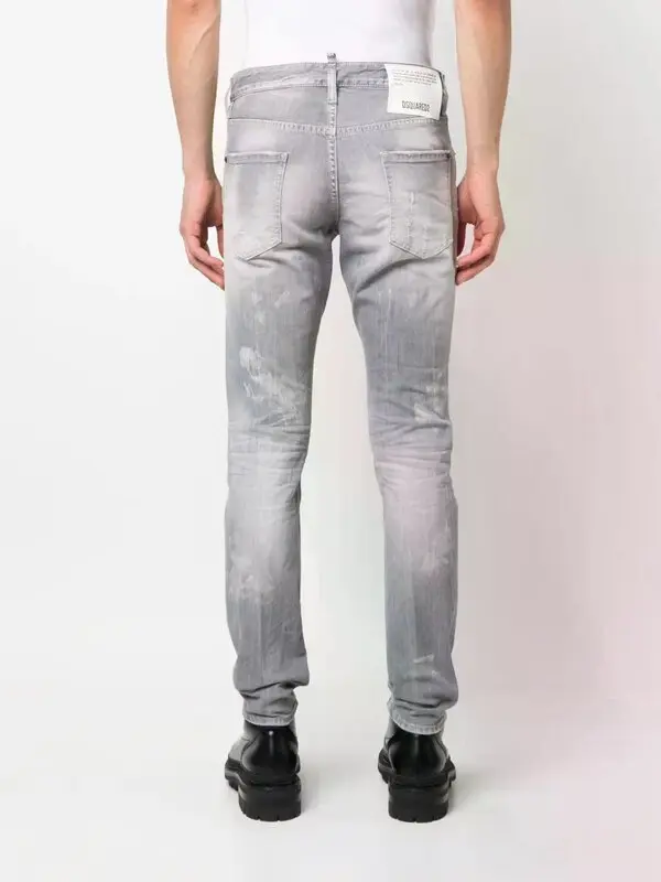 Dsquared2 Straight-leg Distressed Jeans