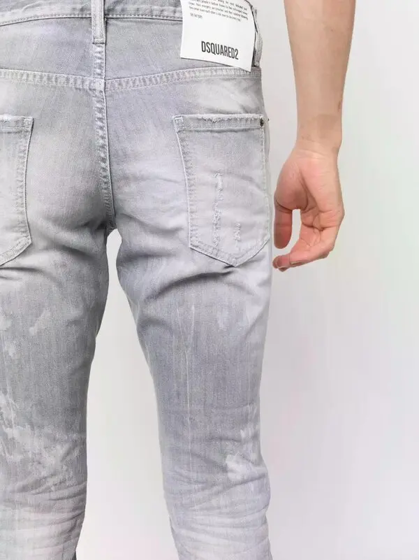 Dsquared2 Straight-leg Distressed Jeans