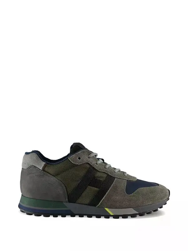 Hogan H383 Logo Suede Sneakers