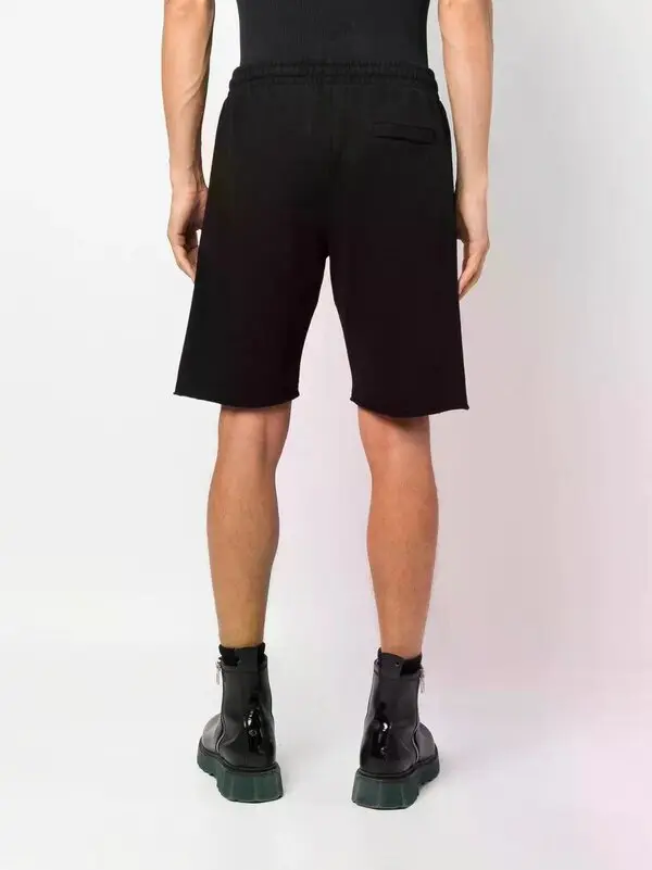 Off-White Organic Cotton Logo Print Track Shorts