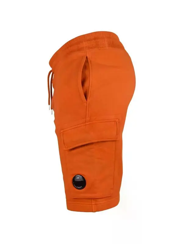 C.P. COMPANY Cargo Shorts With Lens Detail - Orange