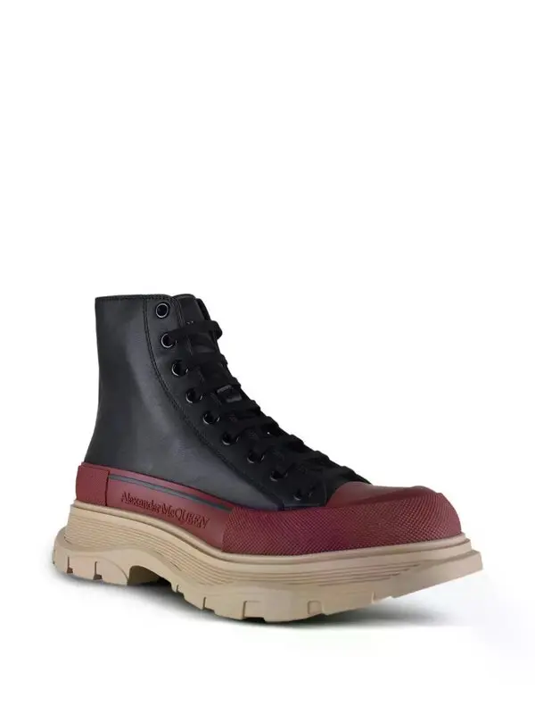 Alexander McQueen Tread Slick Lace-up Boots