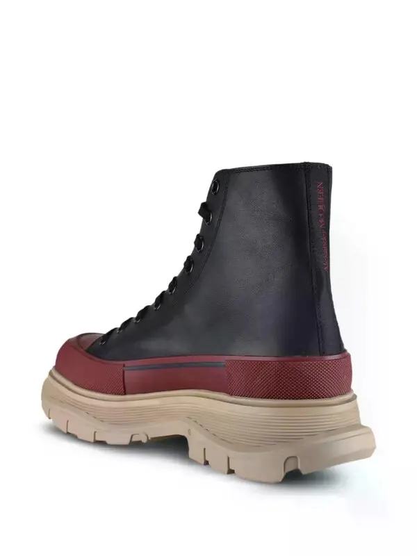 Alexander McQueen Tread Slick Lace-up Boots