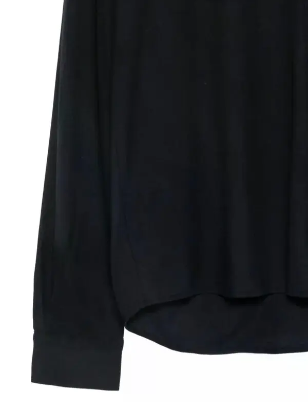 FILIPPO DE LAURENTIIS Button-fastening Curved-hem Shirt