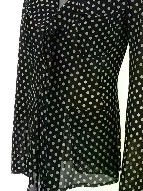 Junya Watanabe Polka-dot Sheer Shirt