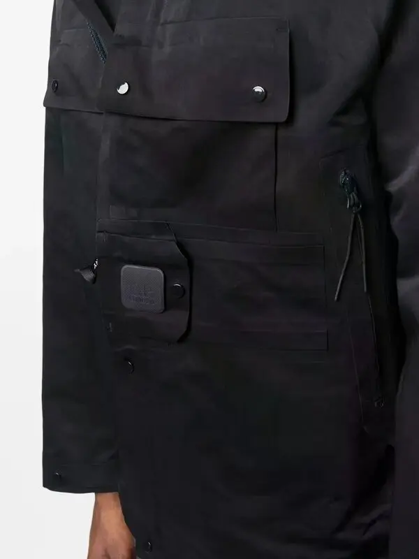 C.P. COMPANY Logo-patch Zip-up Hooded Jacket