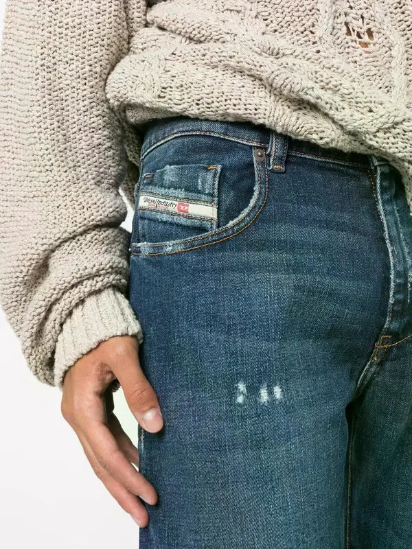 DIESEL® Dark Wash Slim-cut Jeans