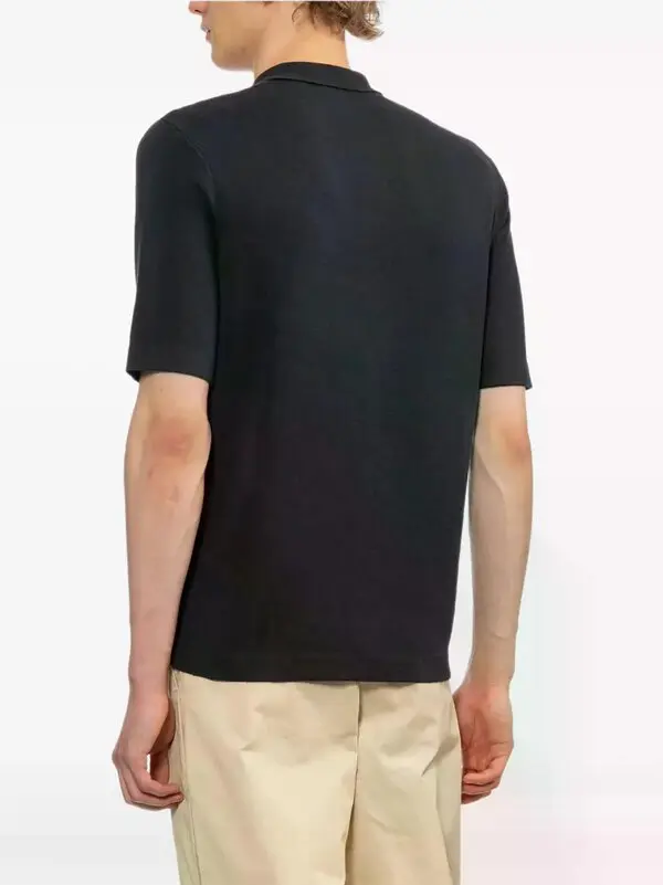 Fred Perry Logo-embroidered Short Sleeve Shirt - Blue