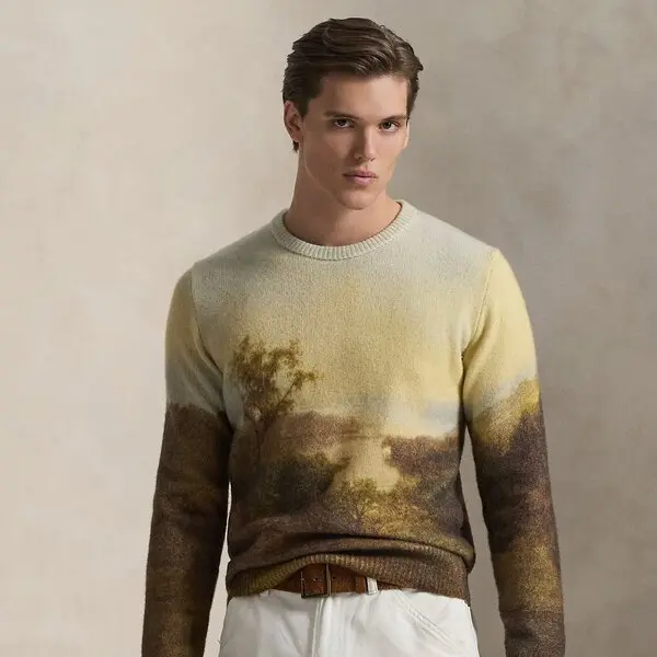 Ralph Lauren Hudson River Scene" Sweater