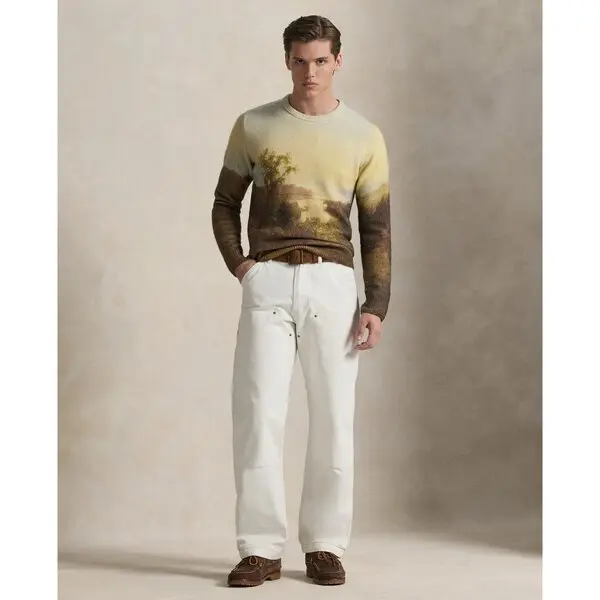 Ralph Lauren Hudson River Scene" Sweater