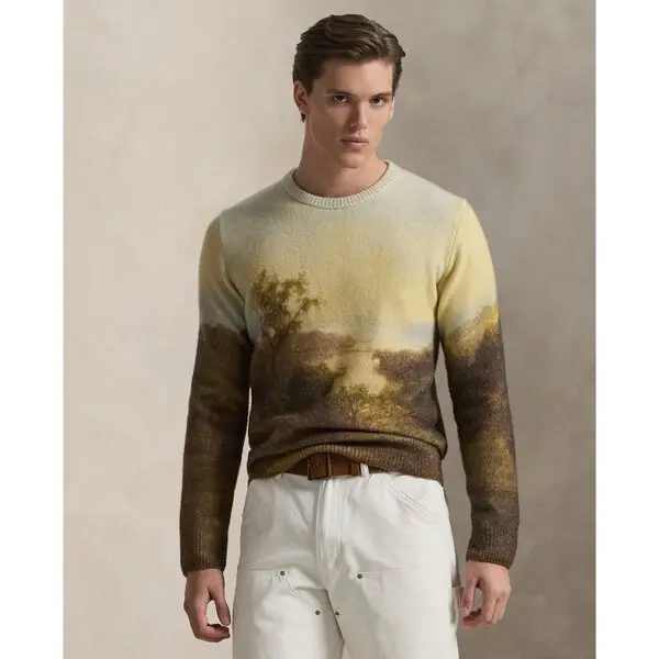 Ralph Lauren Hudson River Scene" Sweater