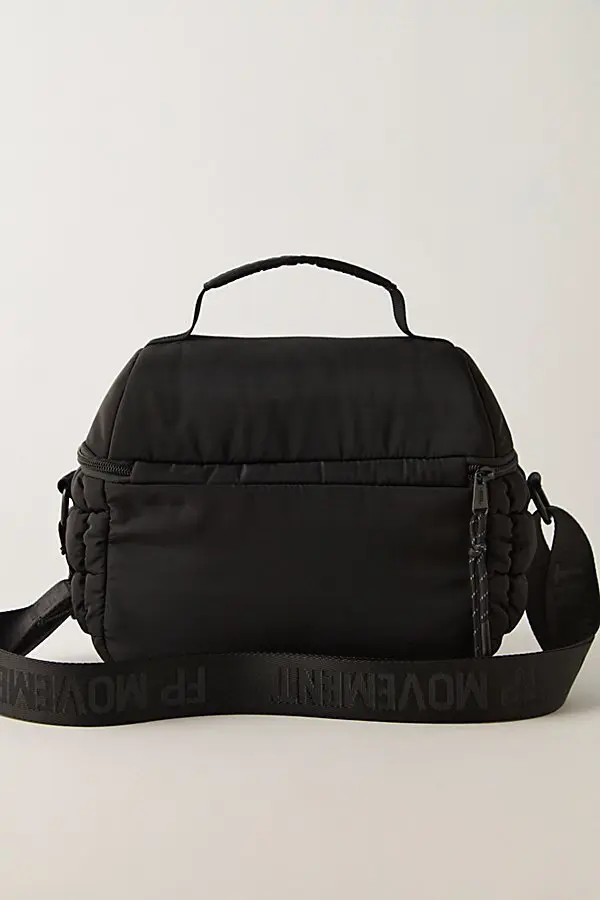 Free People Quilted Insulated Cooler Bag - Black