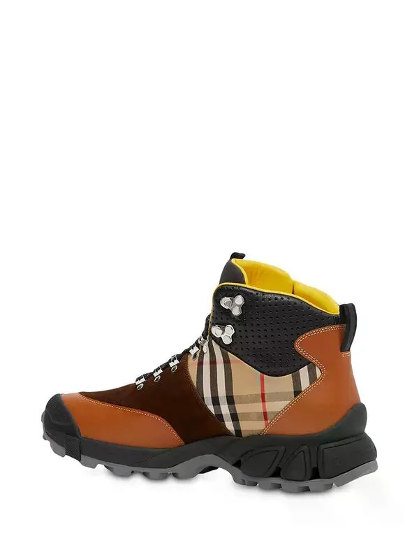 Burberry Arthur Lace-up Boots - Brown