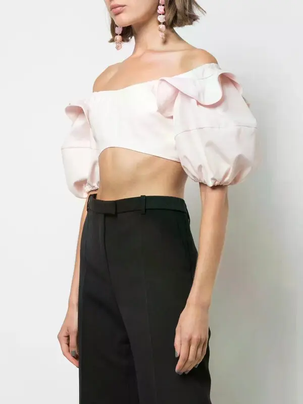 ELLERY Hilaria Cropped Top - Pink