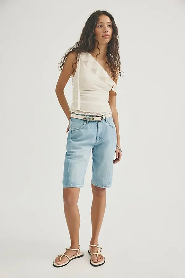 Free People Low-rise Twisted Shorts