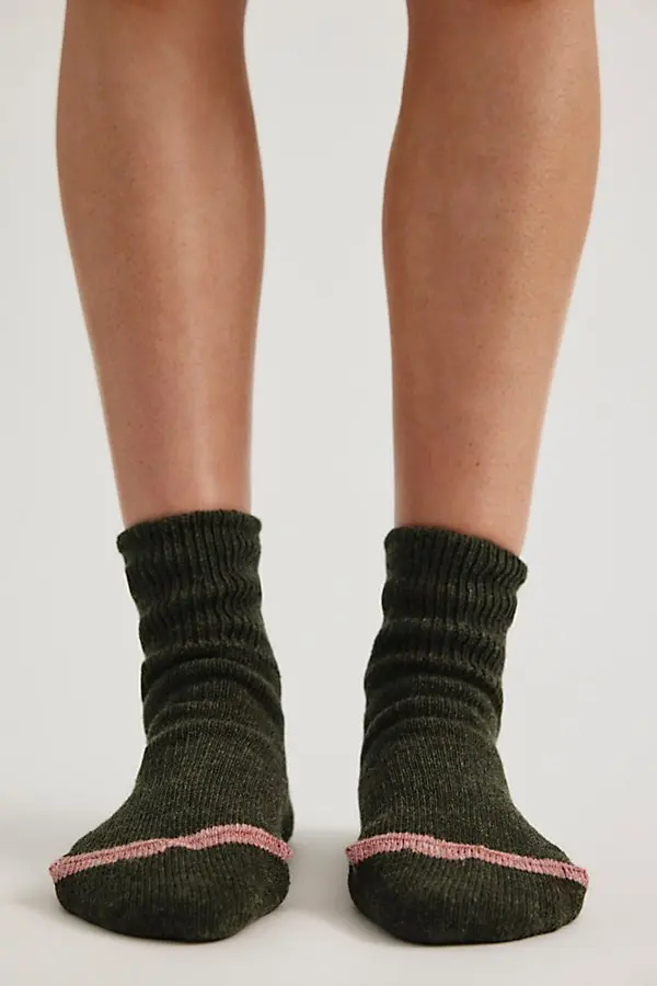 Free People Thunders Love Wool Desert Socks - Kalahari Black