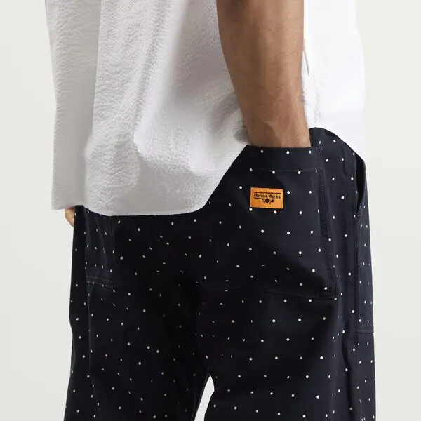 SERVICE WORKS Polka Dot Chef Pants - Navy