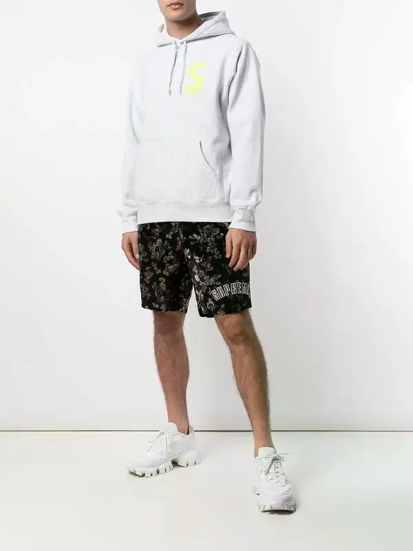 Supreme Floral Print Velour Shorts