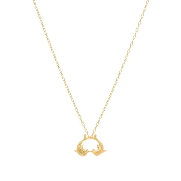 SIMUERO Los Delfines Necklace - Gold