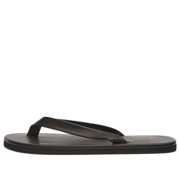 Auralee Soft Leather Flip-flops