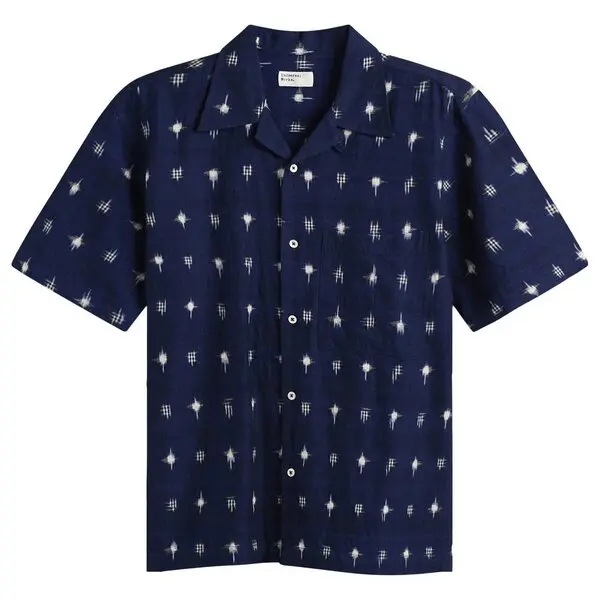 Universal Works Square Ikat Camp Shirt