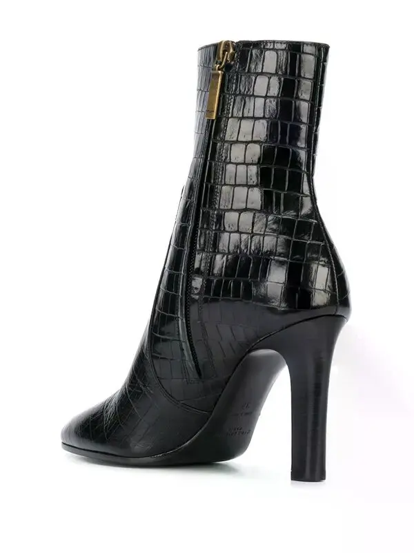 Saint Laurent Jane 90 Zip Boots