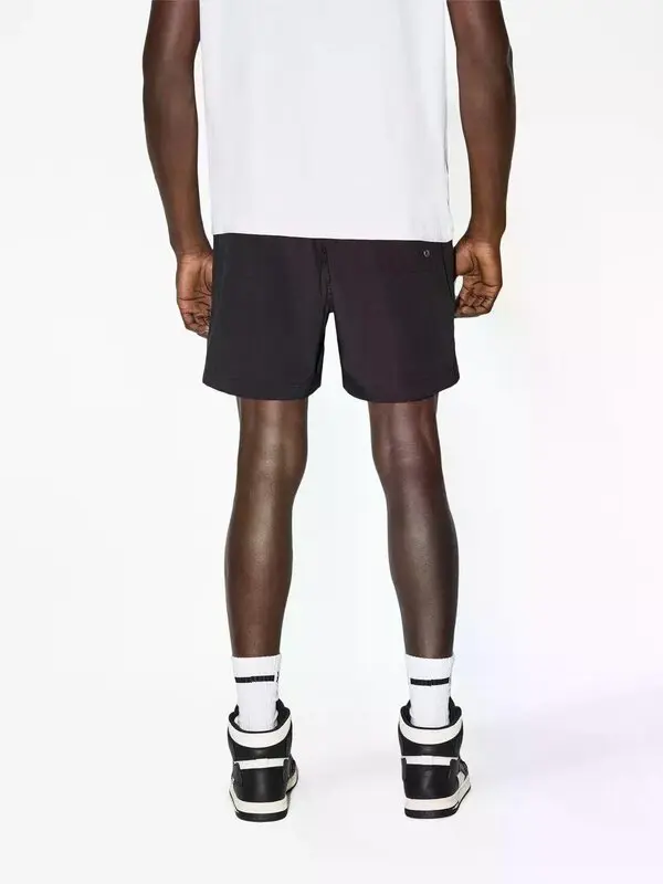Amiri Drip Logo Print Swimming Trunks