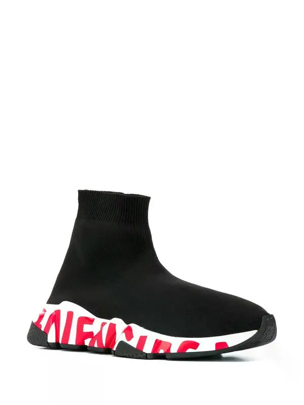 Balenciaga Speed Graffiti Sock Sneakers