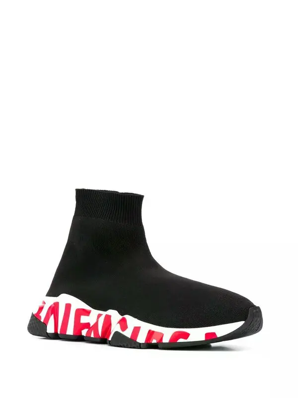 Balenciaga Speed Graffiti Sock Sneakers