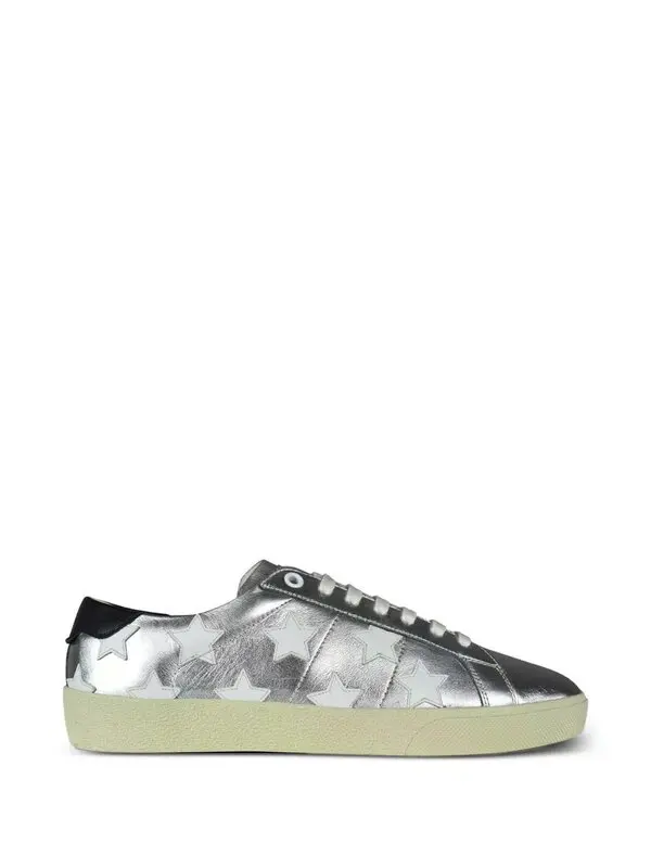 Saint Laurent Court Classic Sneakers - Silver
