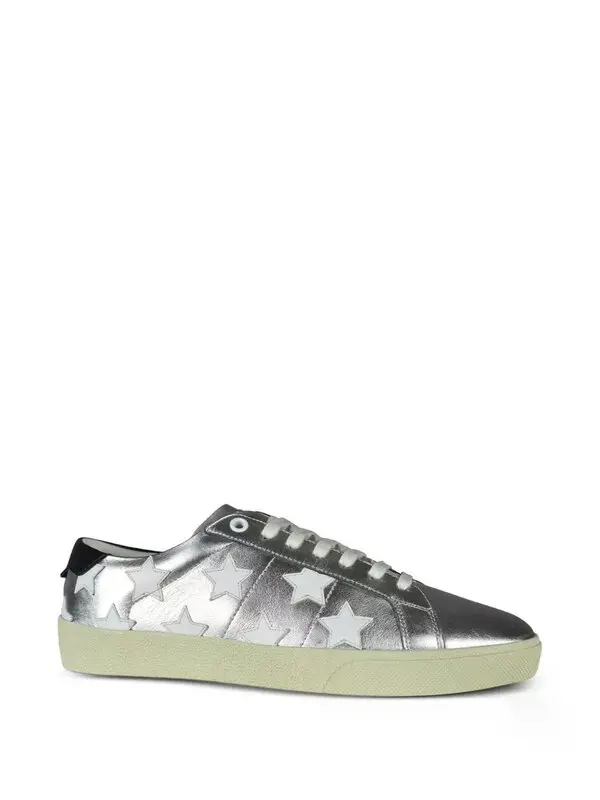 Saint Laurent Court Classic Sneakers - Silver