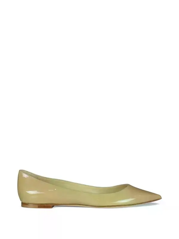 JIMMY CHOO Alina Pointed-toe Ballet Flats