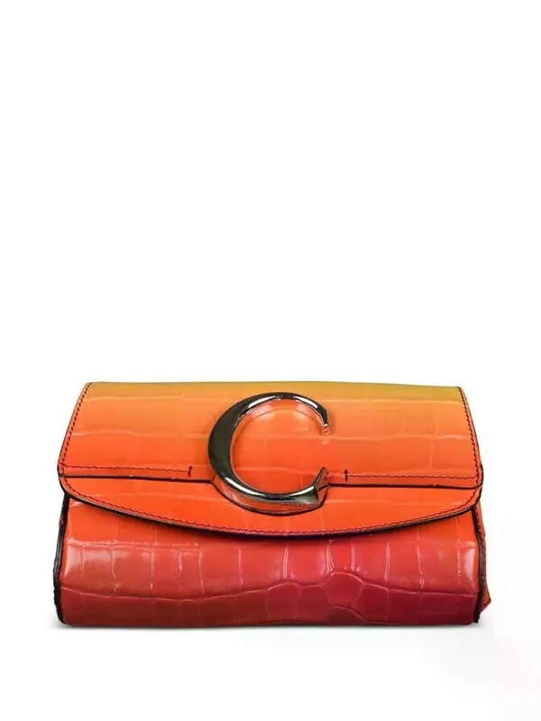 Chloé Crocodile Embossed Leather Belt Bag