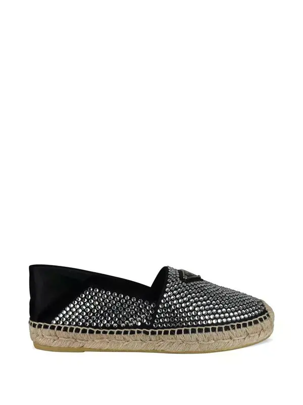 Prada Crystal-embellished Espadrilles