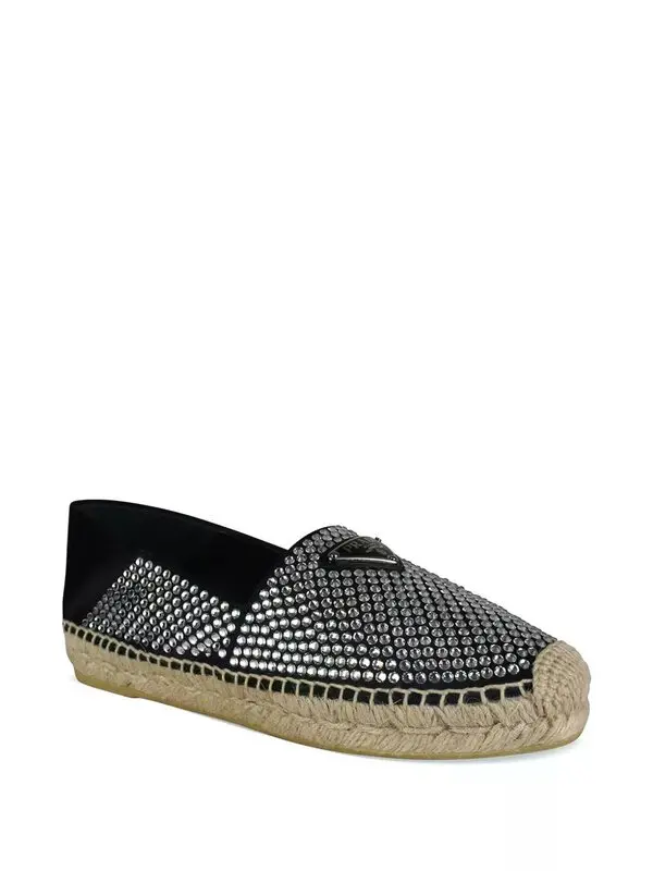 Prada Crystal-embellished Espadrilles
