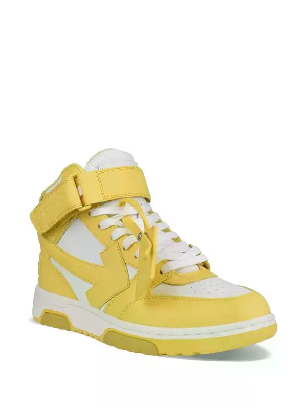 Off-White Out Of Office Mid Sneakers - Yellow