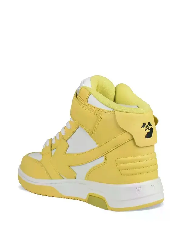 Off-White Out Of Office Mid Sneakers - Yellow