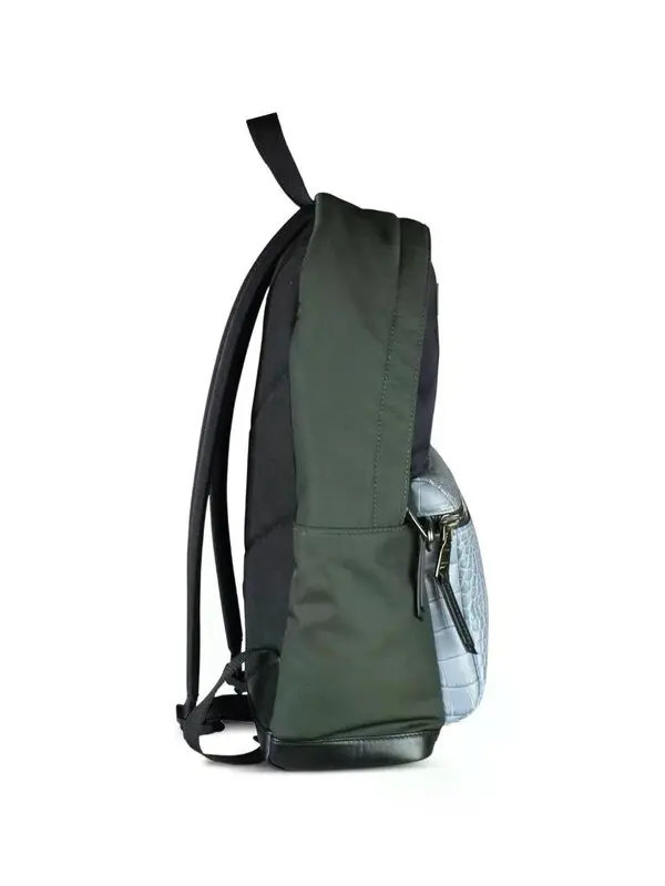 JIMMY CHOO Crocodile-effect Zip Backpack
