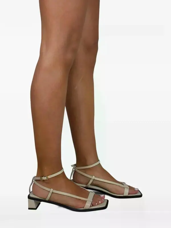 ANEST COLLECTIVE Crossover Linea Leather Sandals