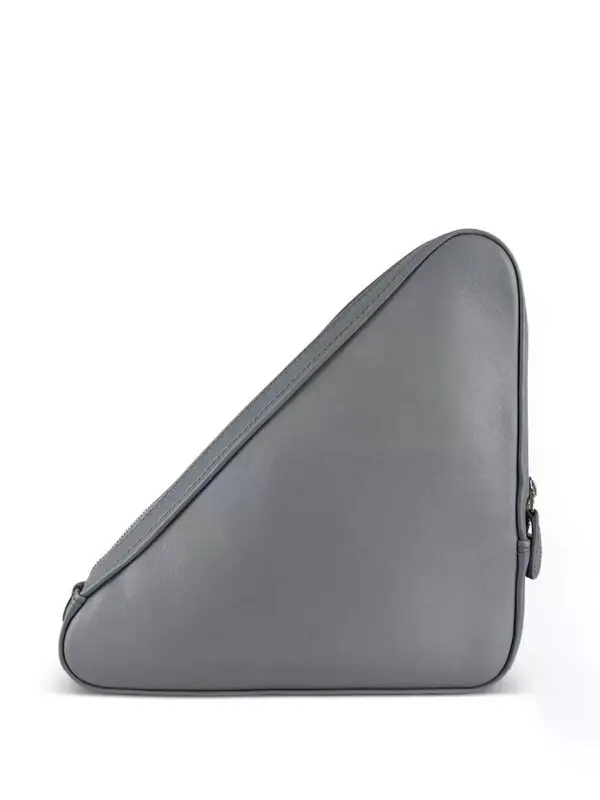 Balenciaga Triangle Leather Clutch Bag