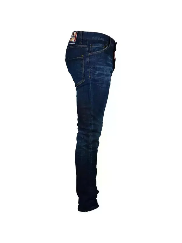 Dsquared2 Cool Guy Faded-effect Logo-patch Jeans - Blue