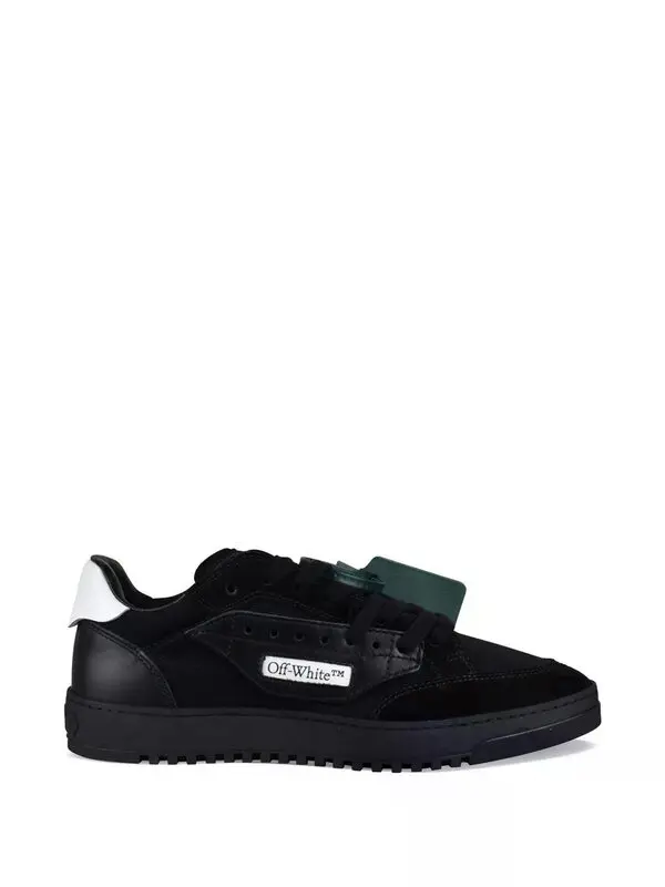 Off-White Leather Suede Sneakers