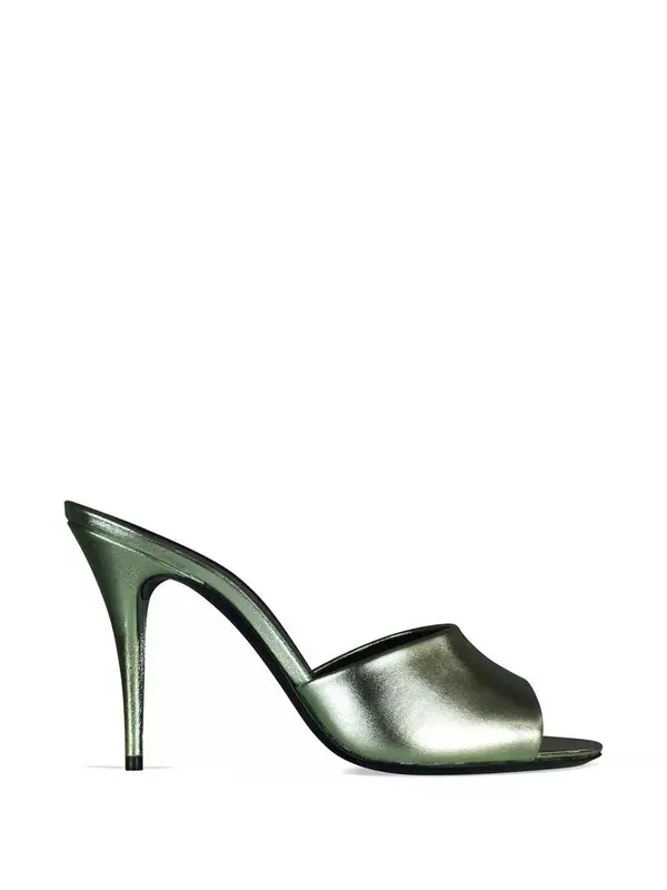 Saint Laurent La 16 Metallic Effect Sandals