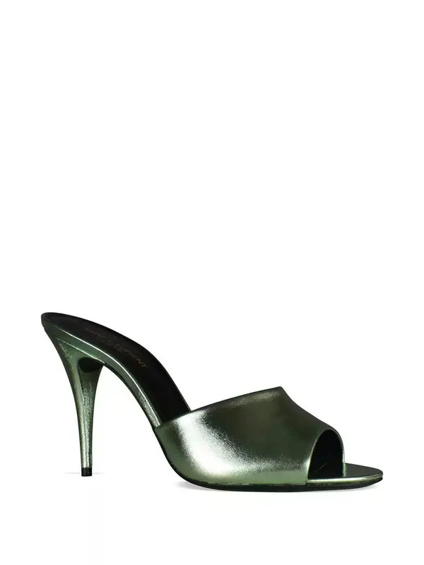 Saint Laurent La 16 Metallic Effect Sandals