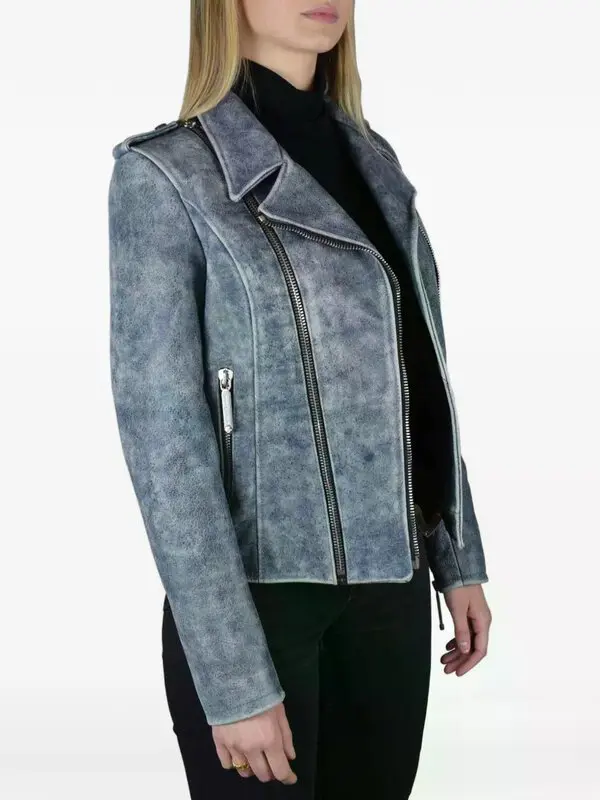 Philipp Plein Silver Zippers Jacket